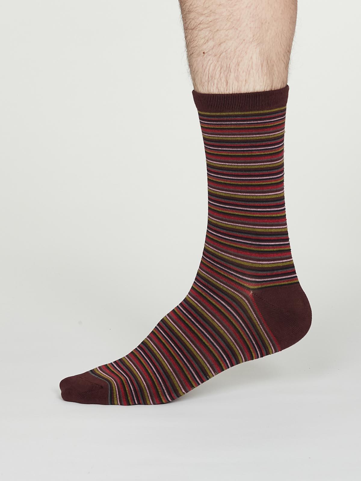 William Socks Burgundy